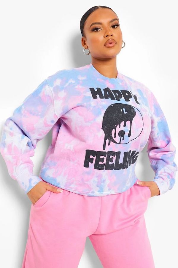 Plus Size Tie Dye Sweatshirts Shopping Guide Under 70